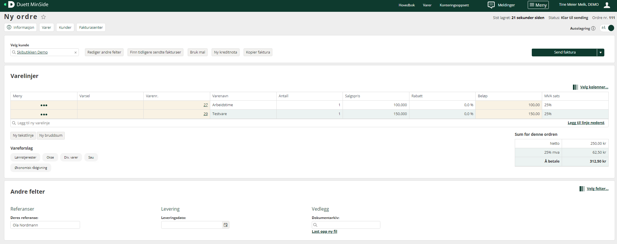 Duett - Hva er Duett MinSide? – SpareBank 1 Regnskapshuset SMN AS